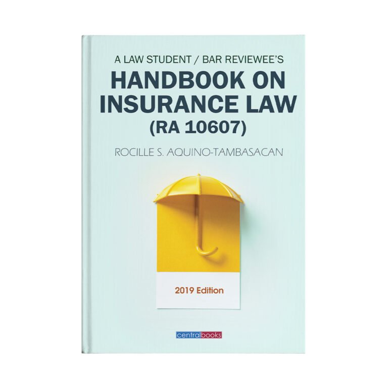Handbook on Insurance Law (RA 10607) – Centralbooks