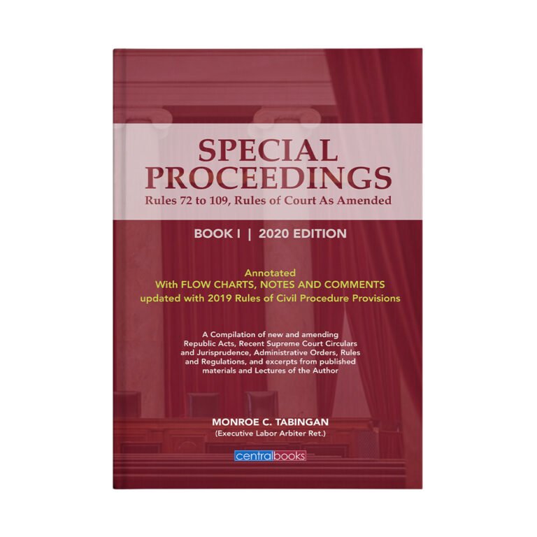 Special Proceedings – Centralbooks