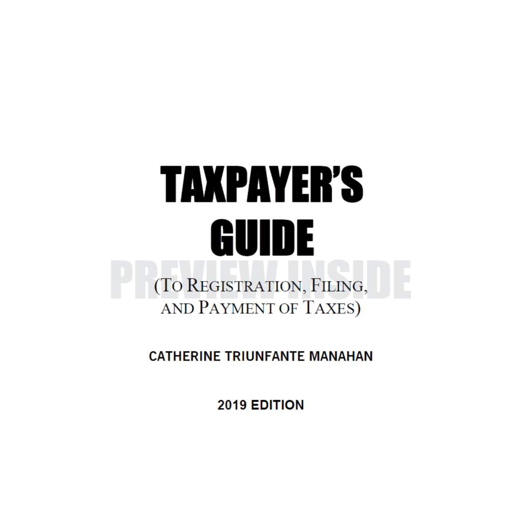 Taxpayer’s Guide (To Registration, Filing and Payment of Taxes ...