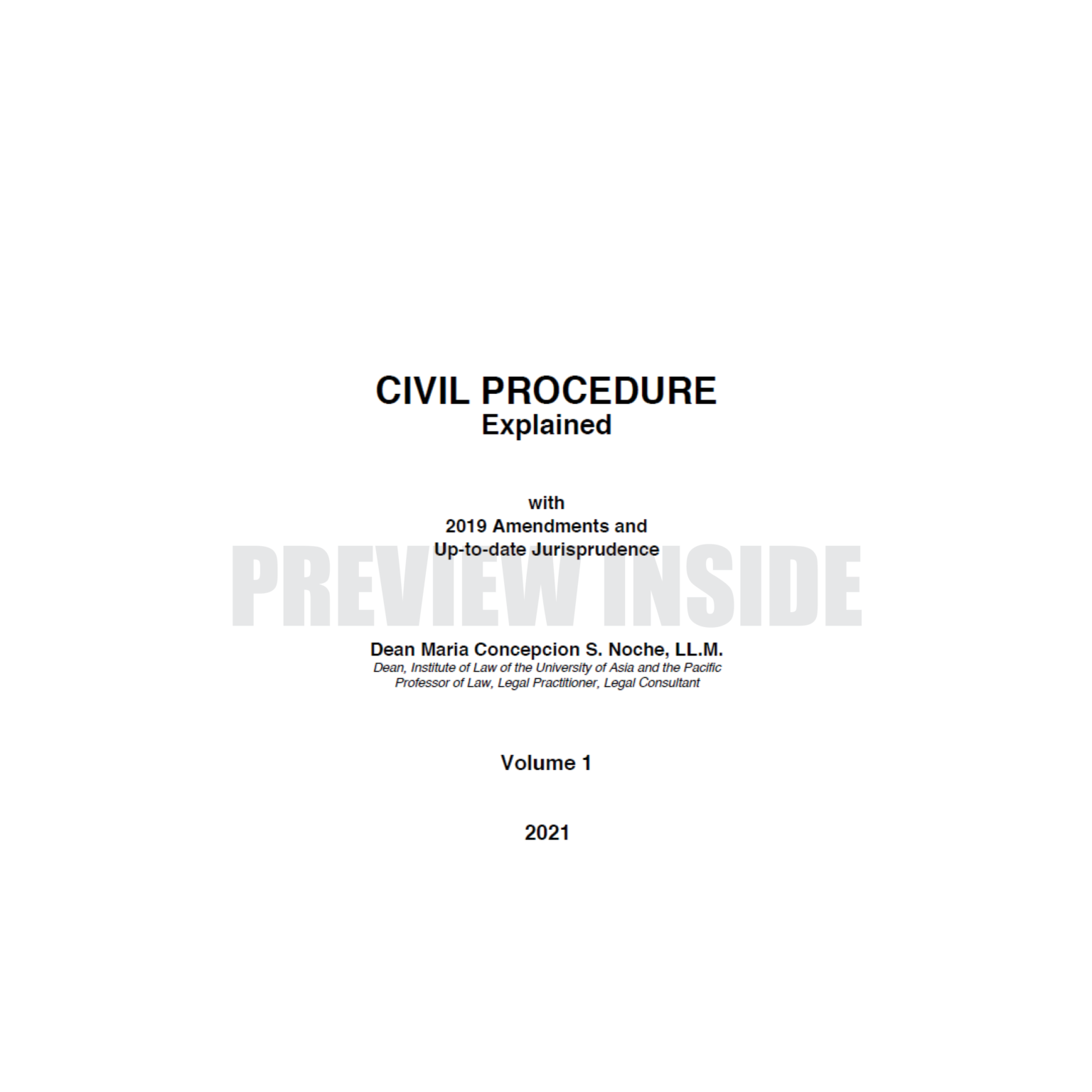 Civil Procedure Explained (Volume 1) – Centralbooks