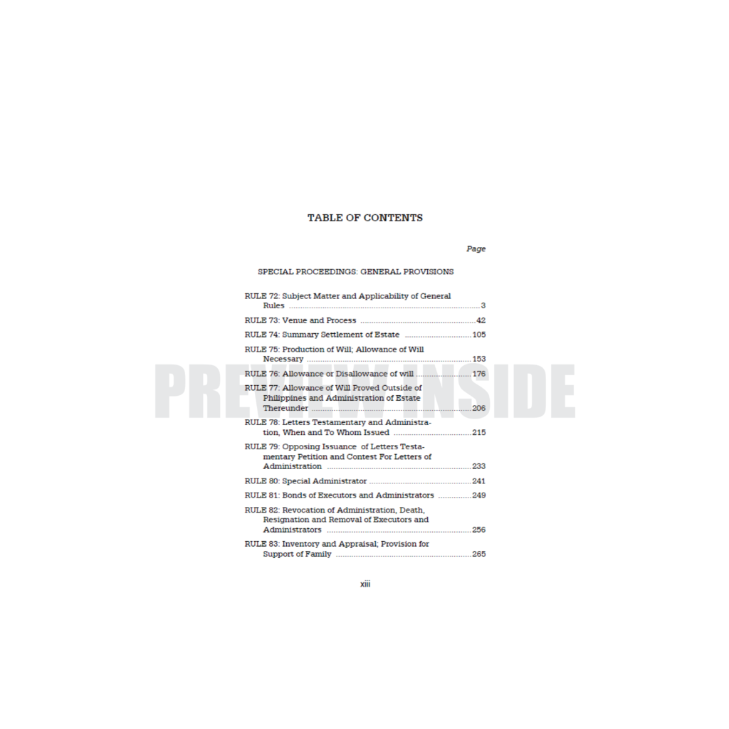 Special Proceedings (Book 1) – Centralbooks