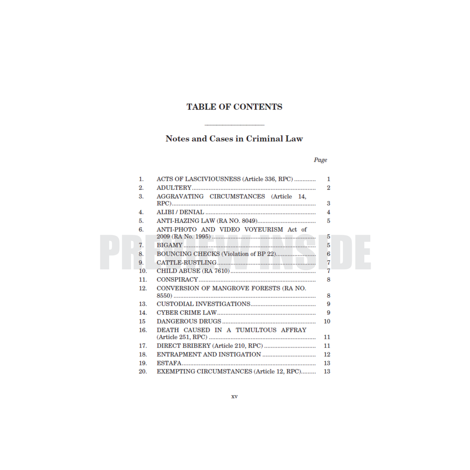 Notes and Cases in Criminal Law – Centralbooks