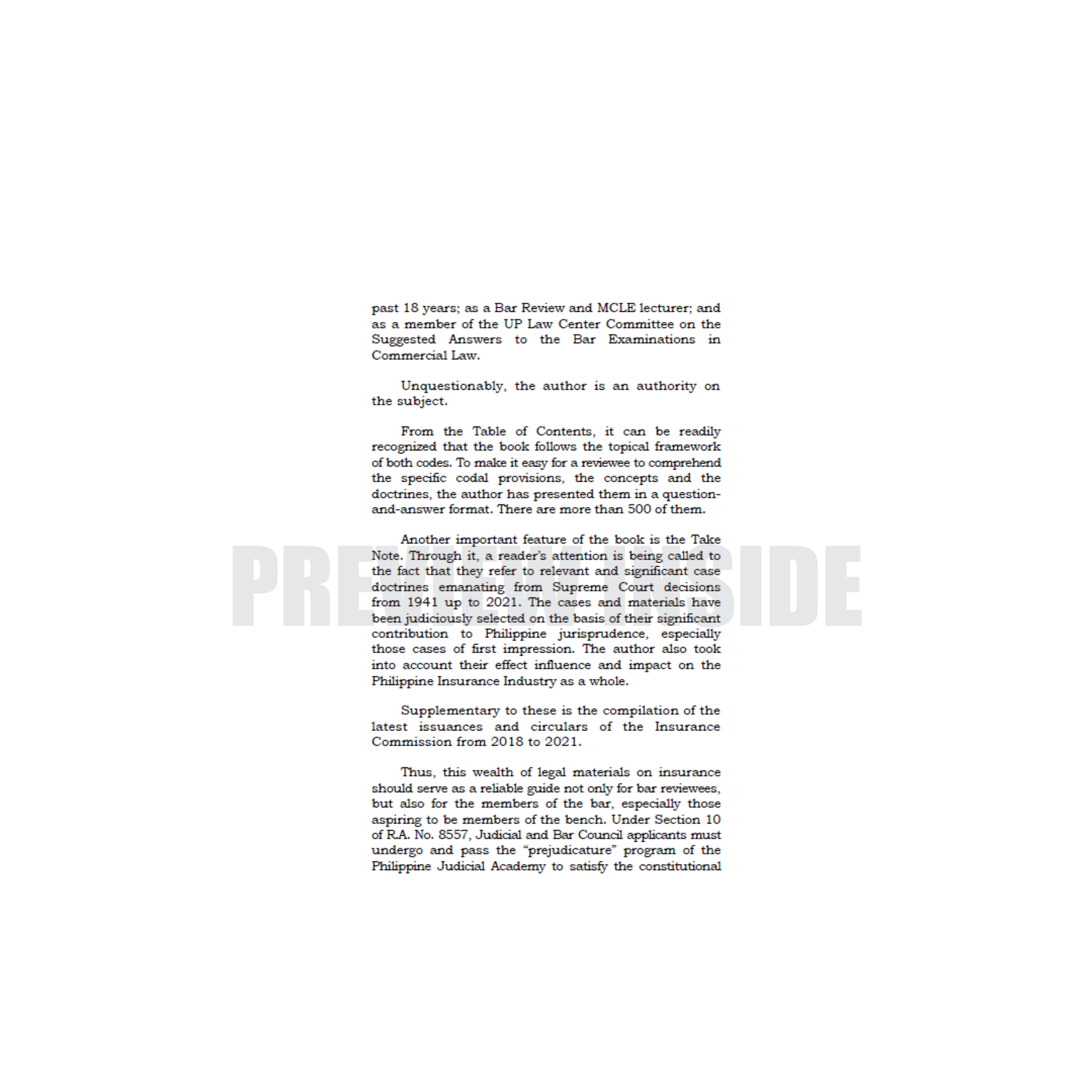 Insurance and Pre-Need 555 – Centralbooks