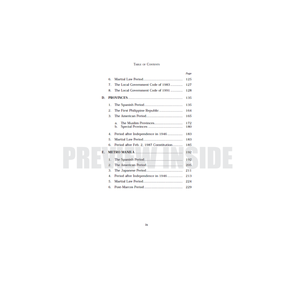 The History of Local Governments in the Philippines – Centralbooks