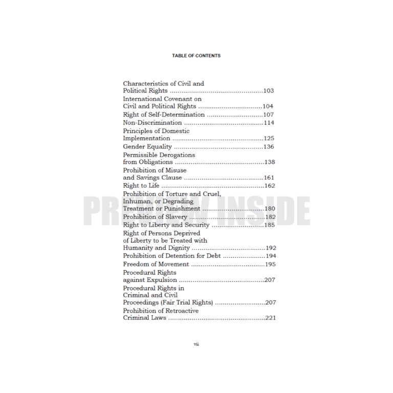 Fundamentals of Human Rights Law – Centralbooks