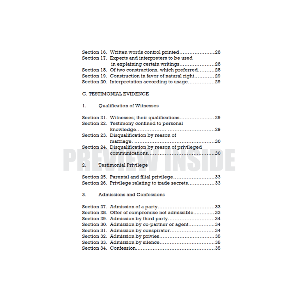 Evidence: An Annotated Guide – Centralbooks