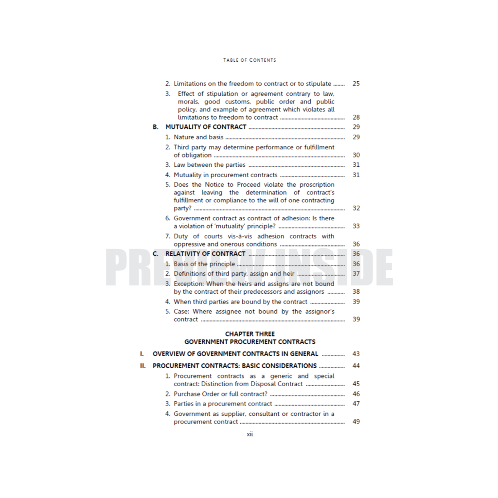 The Law on Government Procurement Contracts – Centralbooks