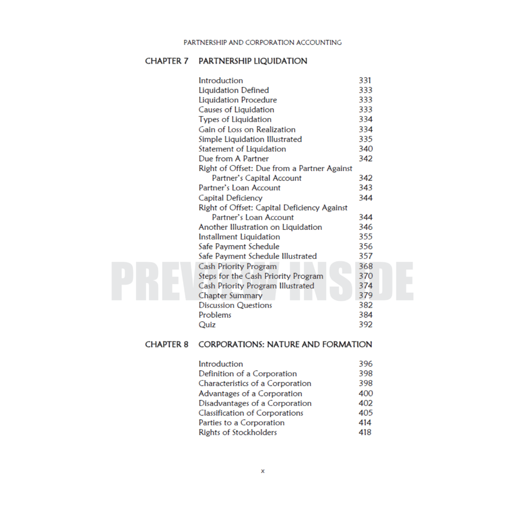 Partnership and Corporation Accounting – Centralbooks