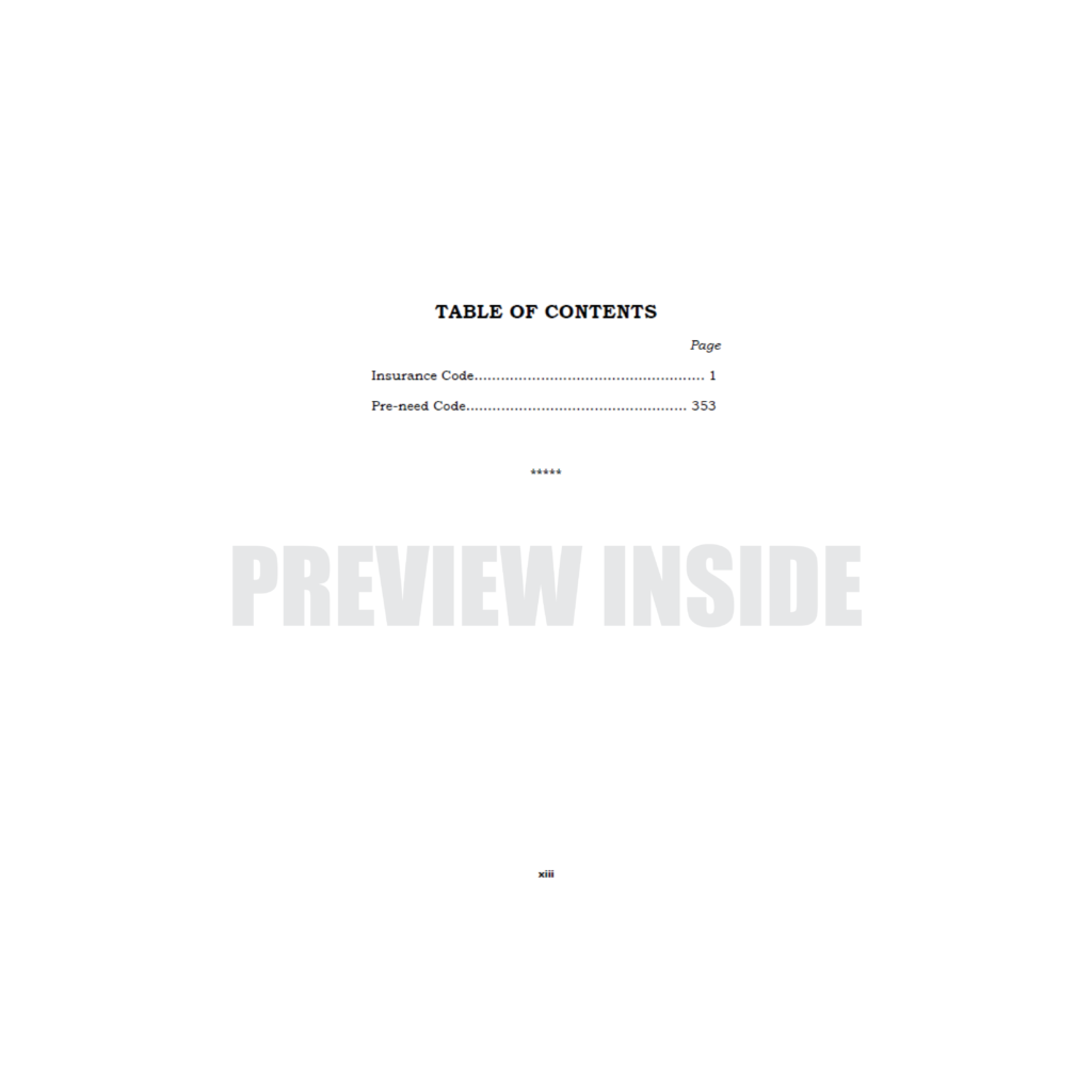 Insurance and Pre-Need 555 – Centralbooks