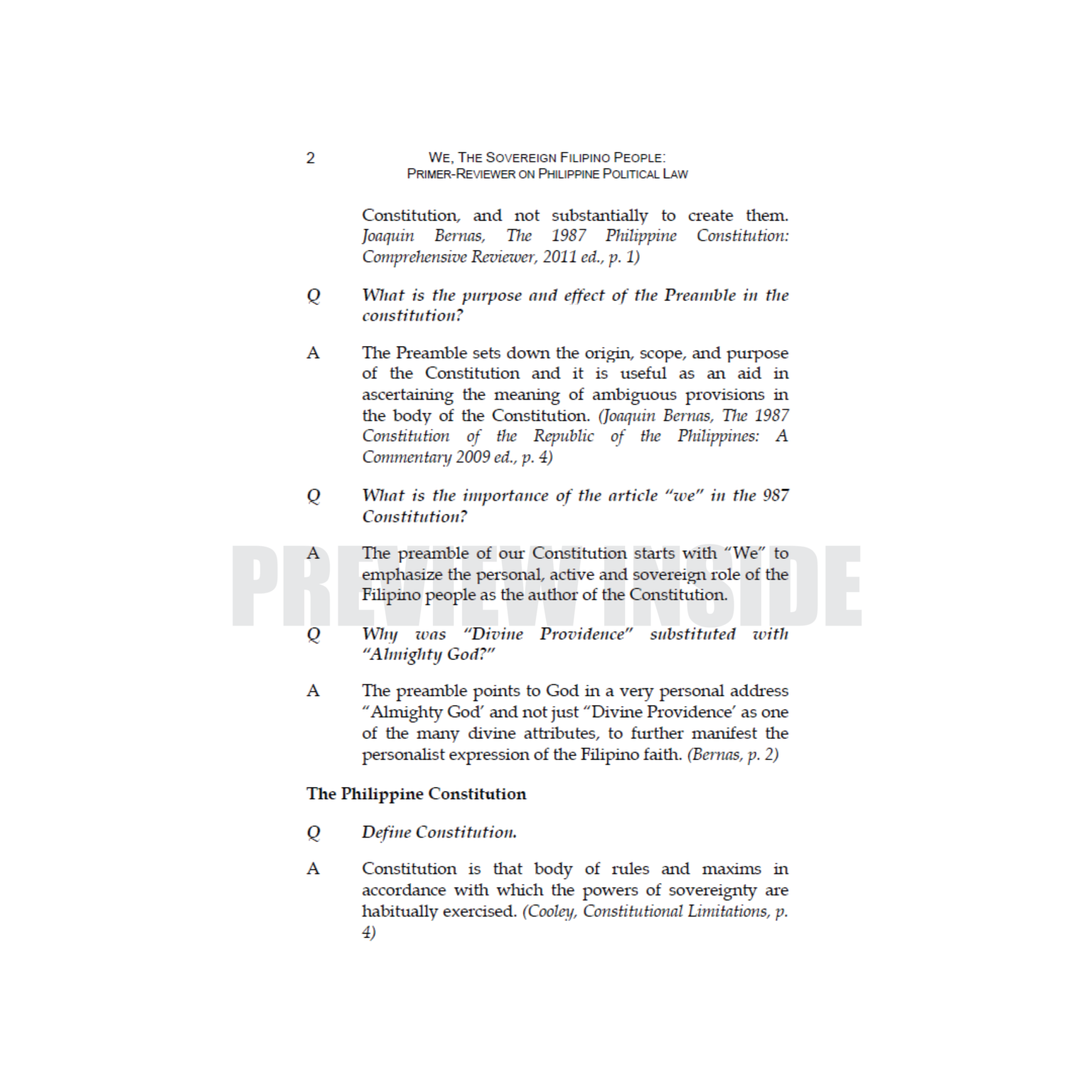 We, The Sovereign Filipino People: Primer Reviewer on Philippine ...