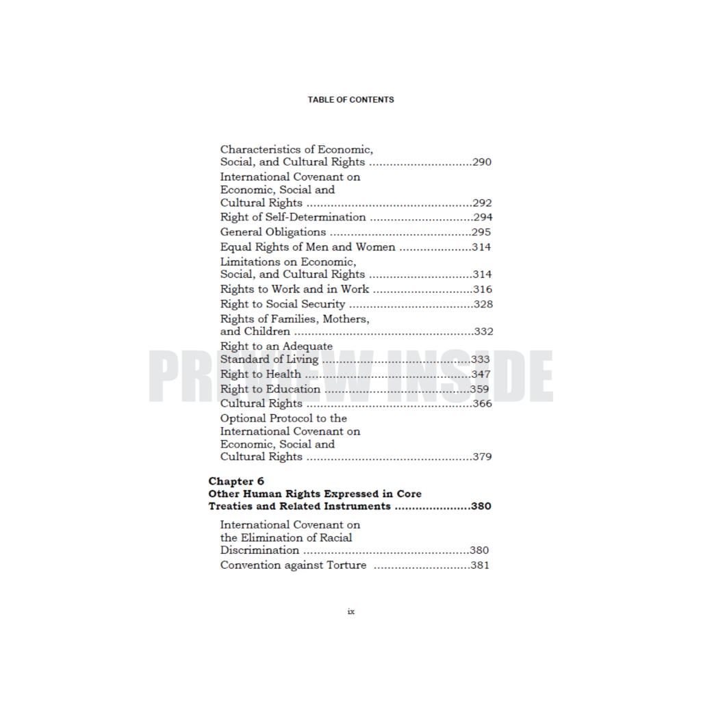 Fundamentals of Human Rights Law – Centralbooks