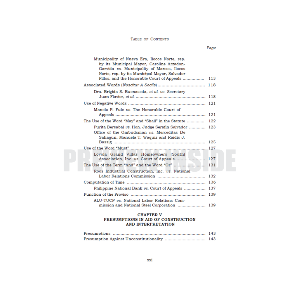 Statutory Construction – Centralbooks