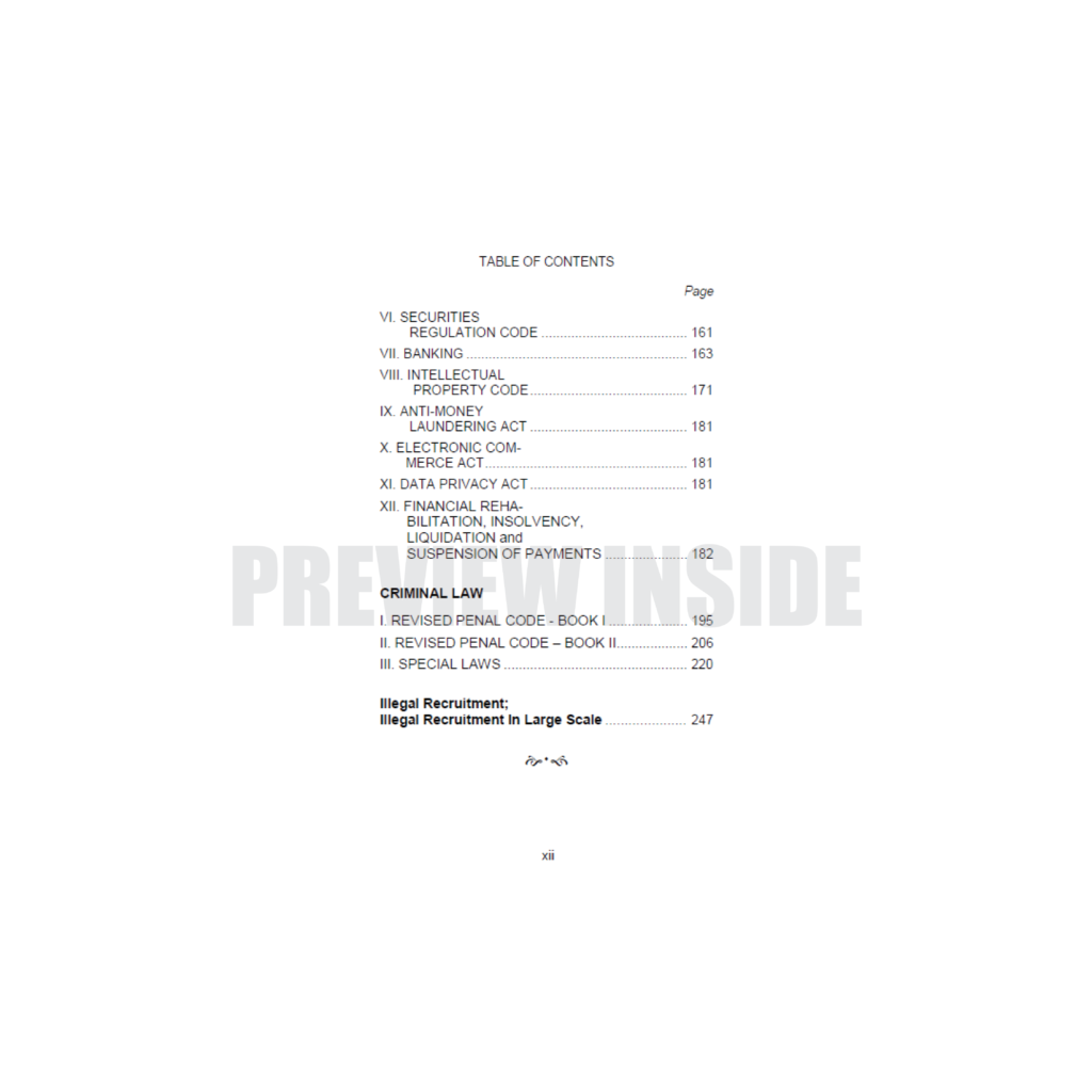 Last Minute Bar Reviewer: Syllabus-Based 2019 Bar Reviewer – Centralbooks