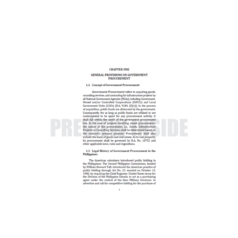 The Handbook of Government Procurement Law in the Philippines ...