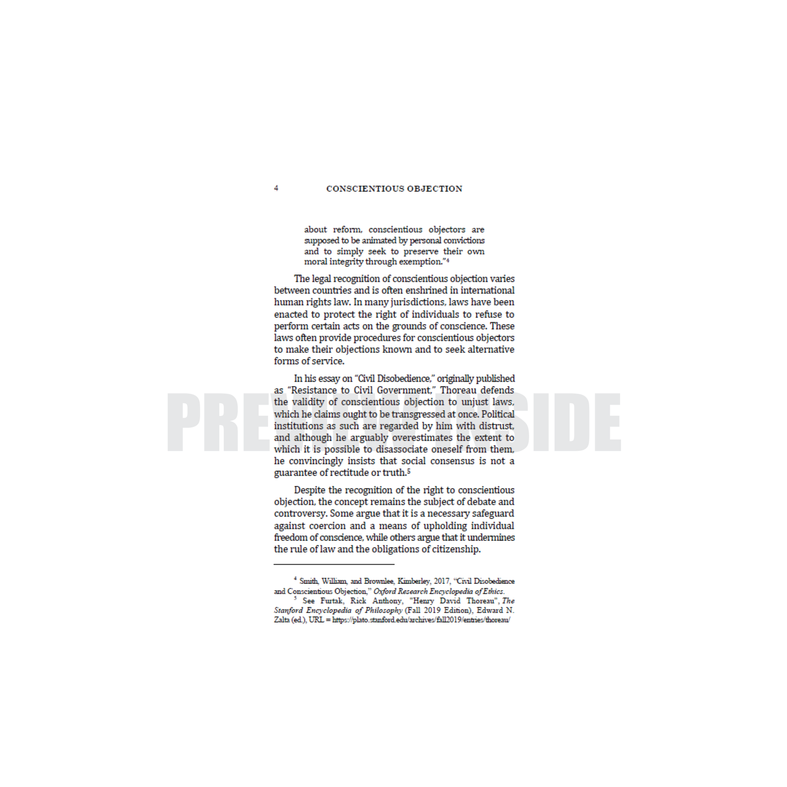 Conscientious Objection – Centralbooks