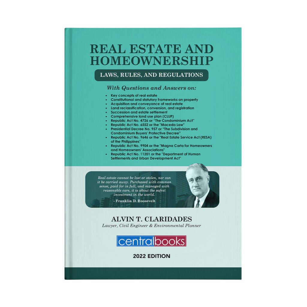 Real Estate and Homeownership: Laws, Rules and Regulations – Centralbooks