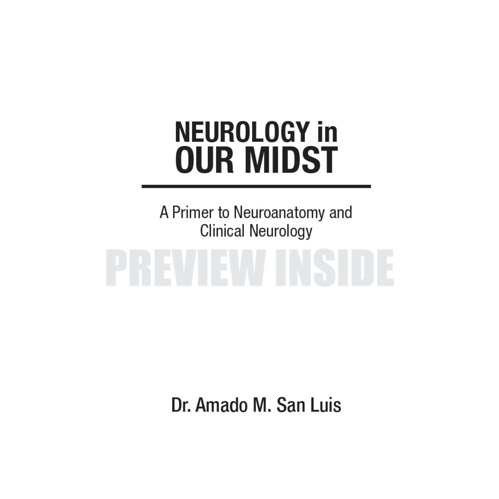 Neurology in our Midst – Centralbooks