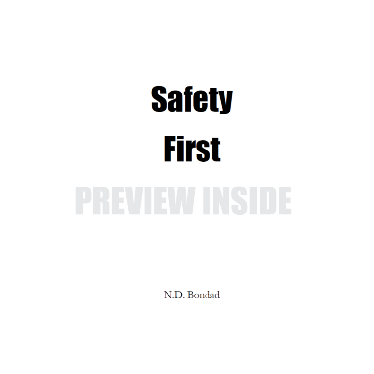 Safety First – Centralbooks