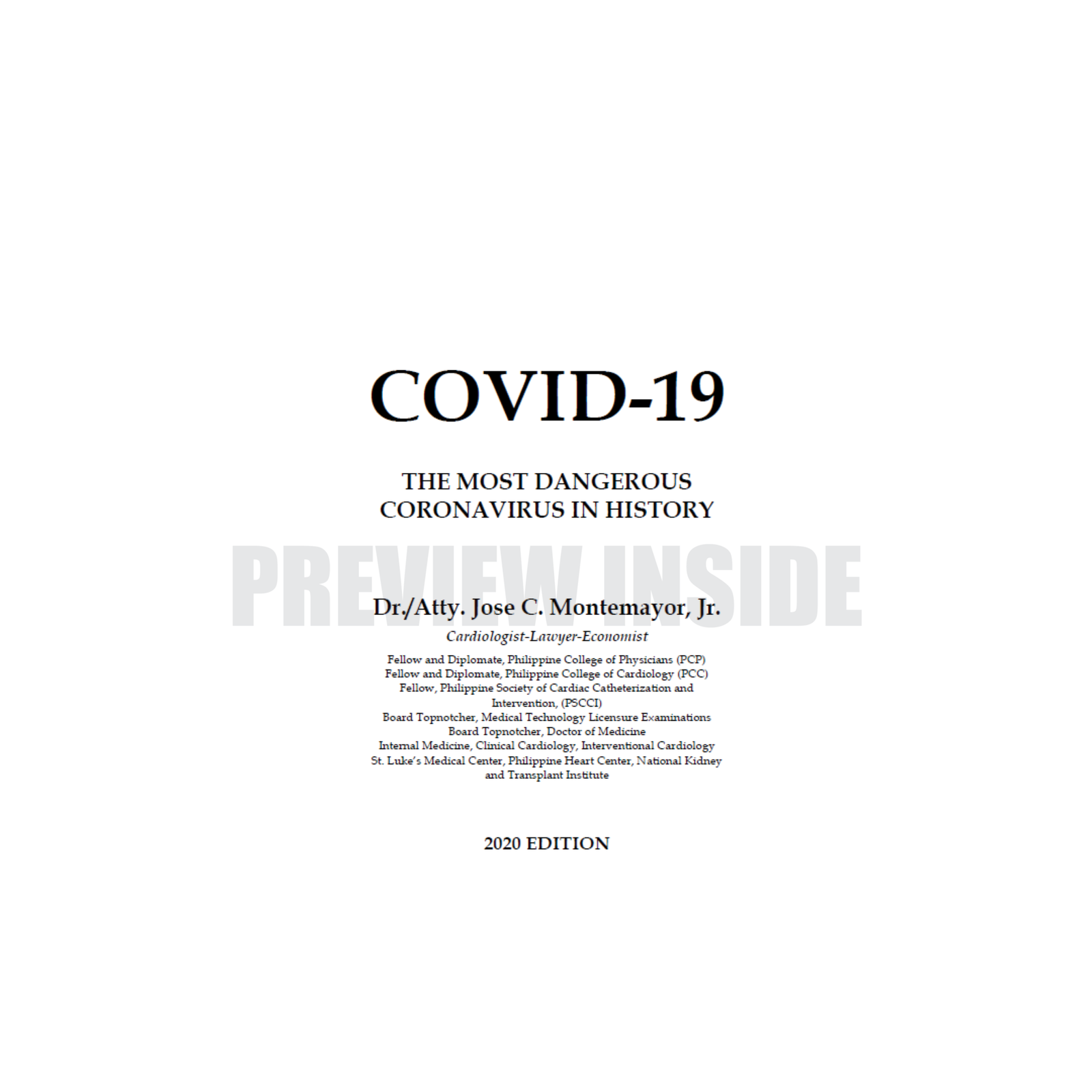 COVID-19: The Most Dangerous Coronavirus in History – Centralbooks