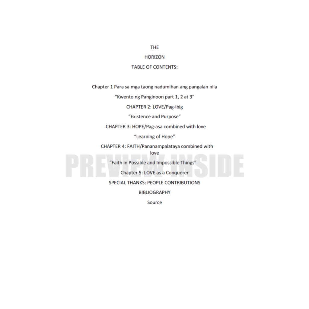 The Horizon – Centralbooks