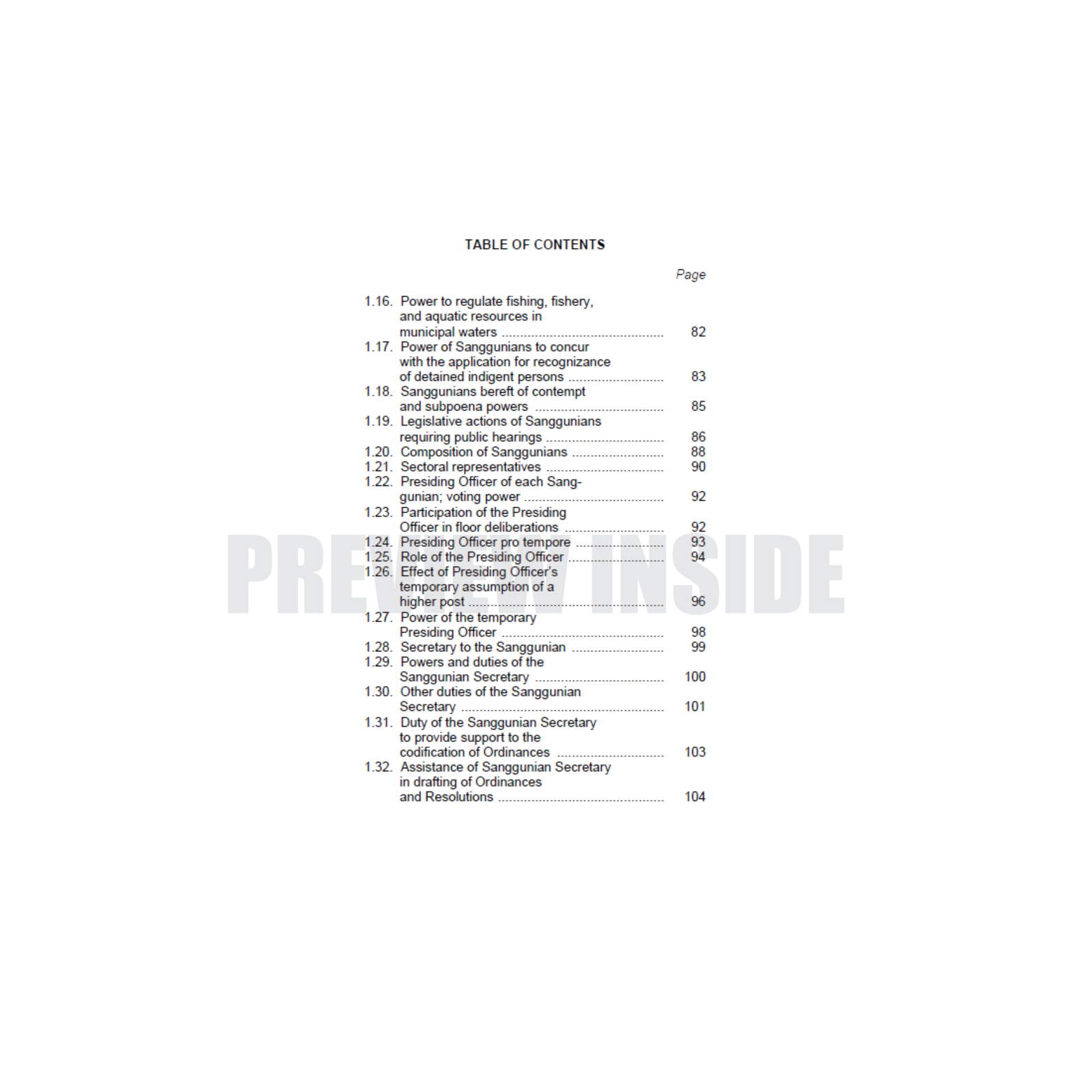 Sanggunian’s Guide to Effective Legislation – Centralbooks
