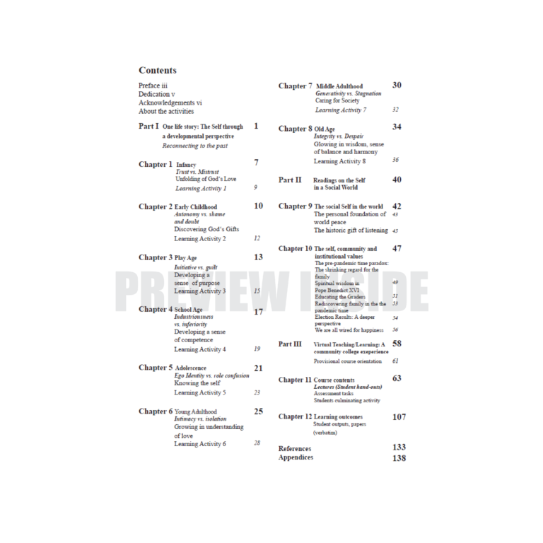 Understanding the Self: A Teaching and Learning Resources – Centralbooks