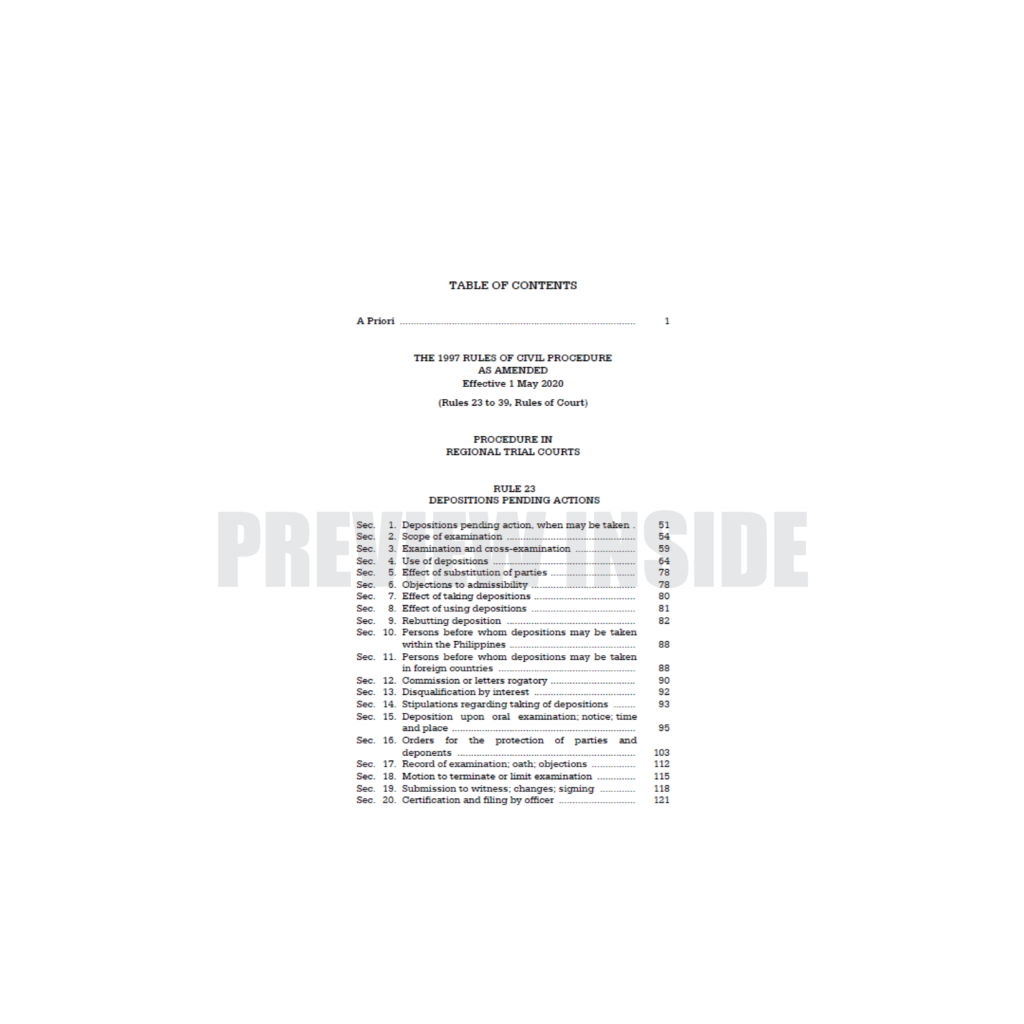 Notes and Cases in Remedial Law (Civil Procedure) Vol. I Part 2 ...
