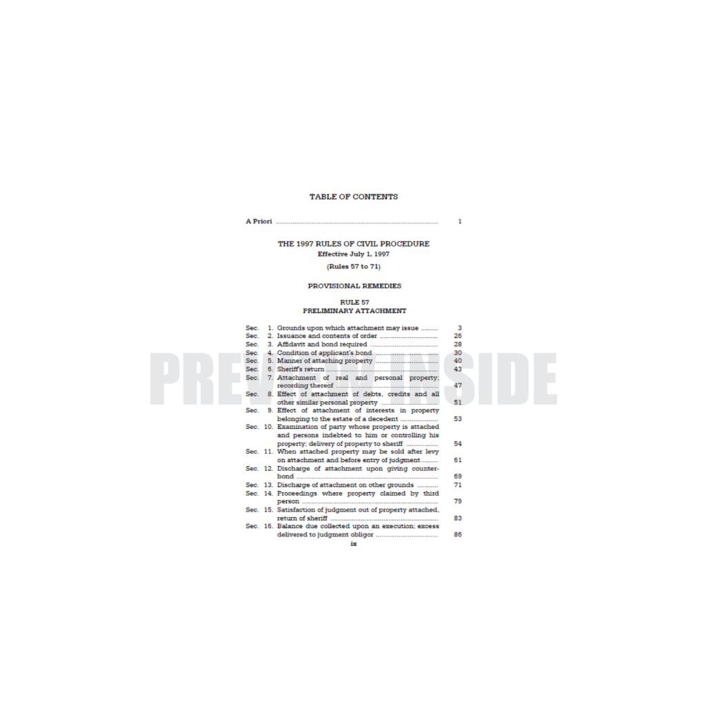 Notes and Cases in Remedial Law (Civil Procedure) Vol. I Part 4 ...