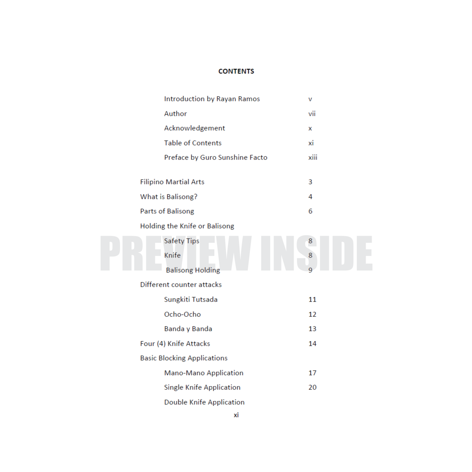 Daga y Daga and Balisong – Centralbooks