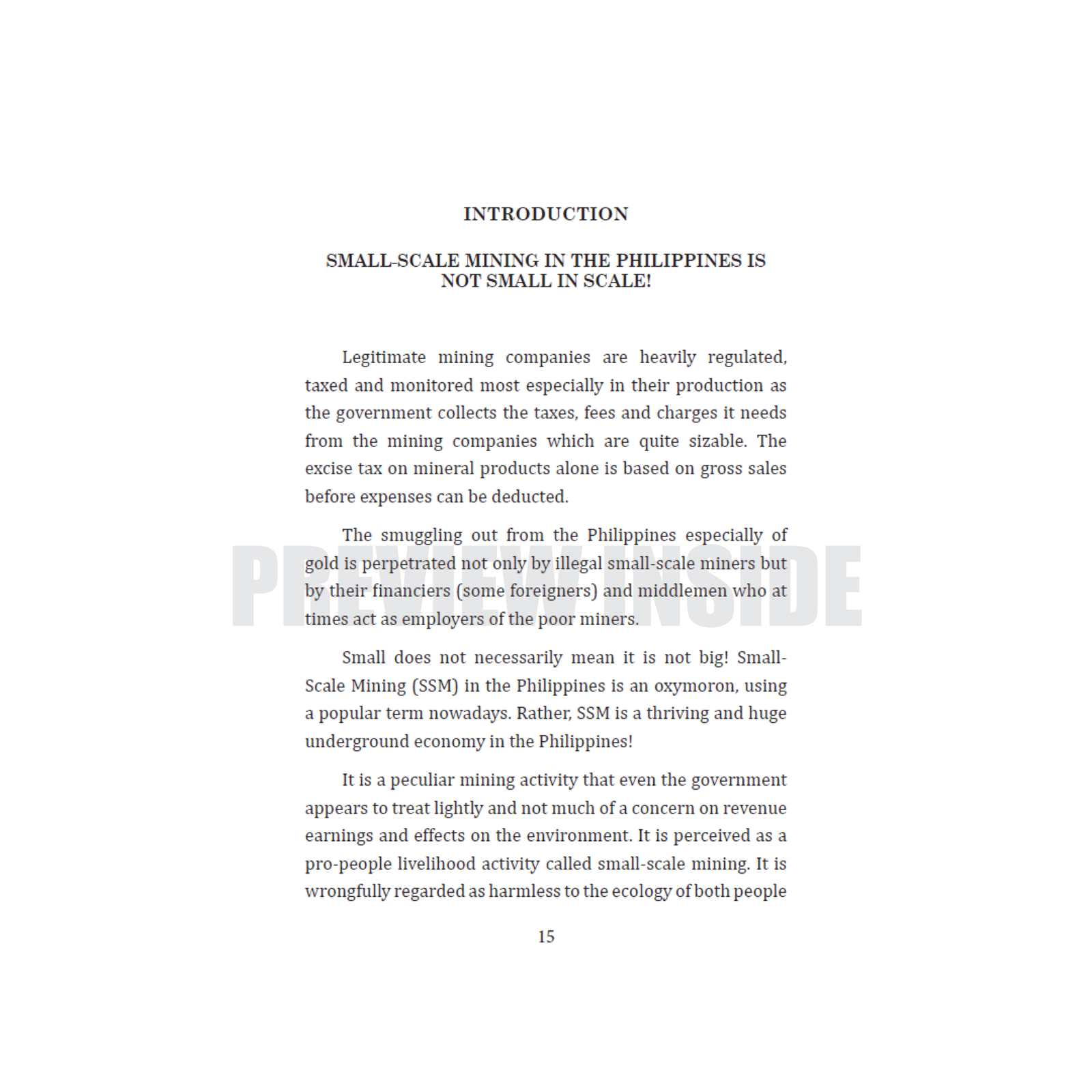 The Laws and Realties of Small-Scale Mining in the Philippines ...