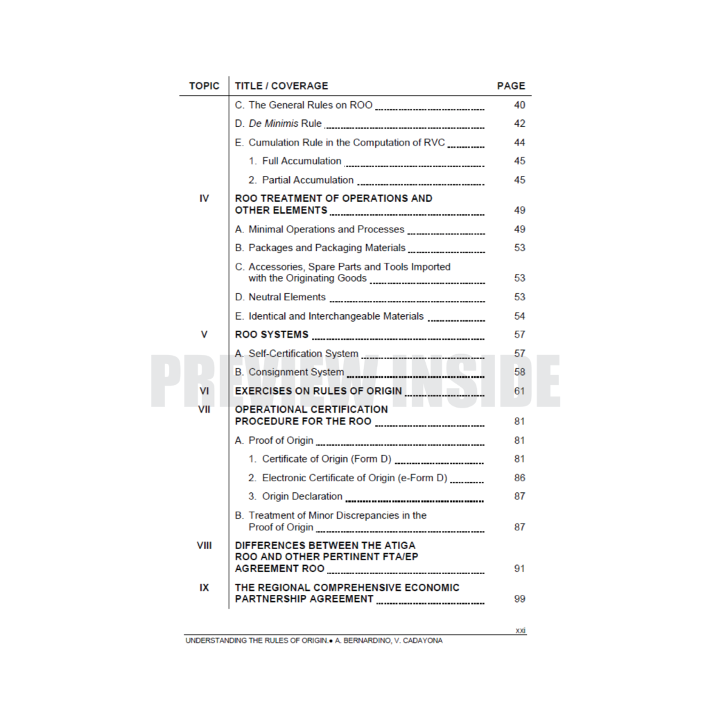 Understanding the Rules of Origin – Centralbooks