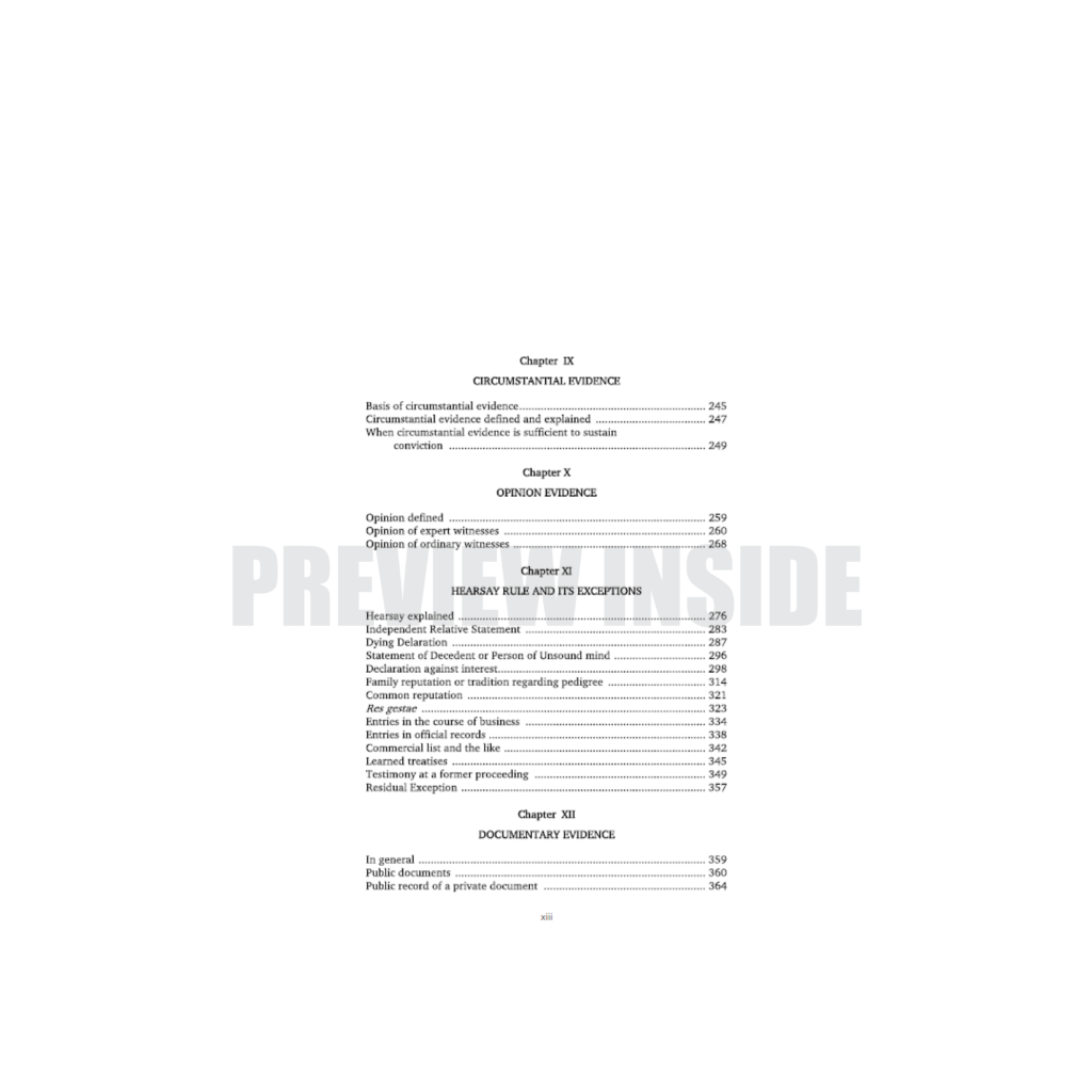 Basic Evidence – Centralbooks