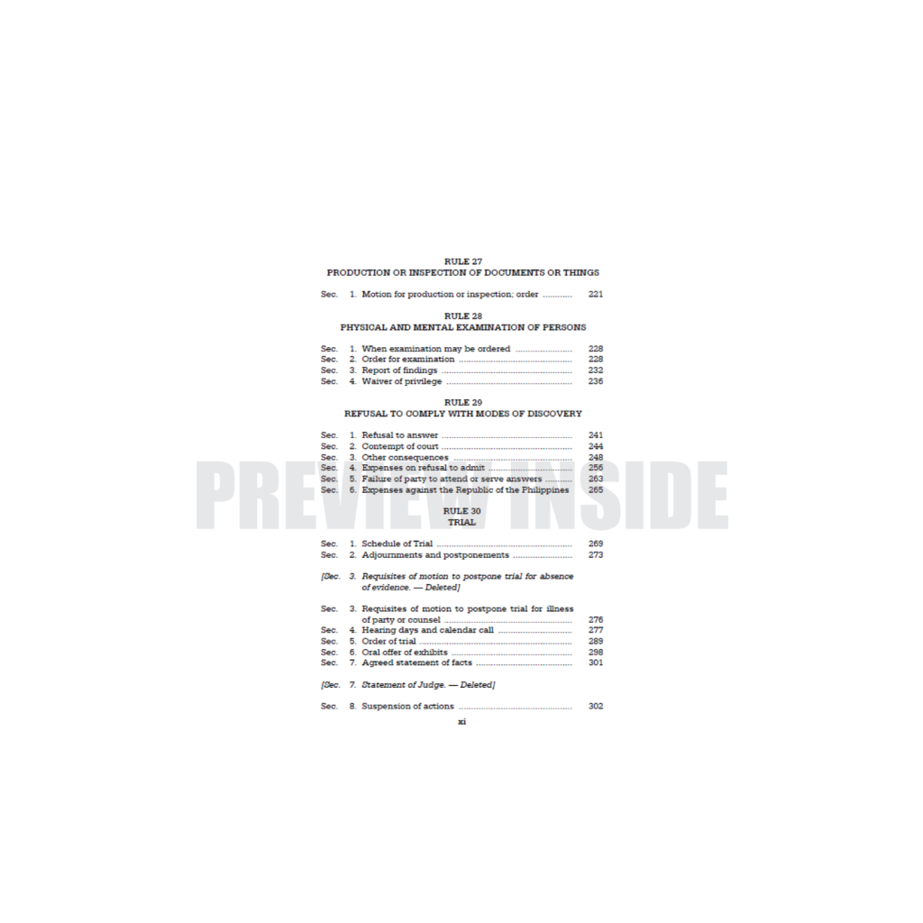 Notes and Cases in Remedial Law (Civil Procedure) Vol. I Part 2 ...