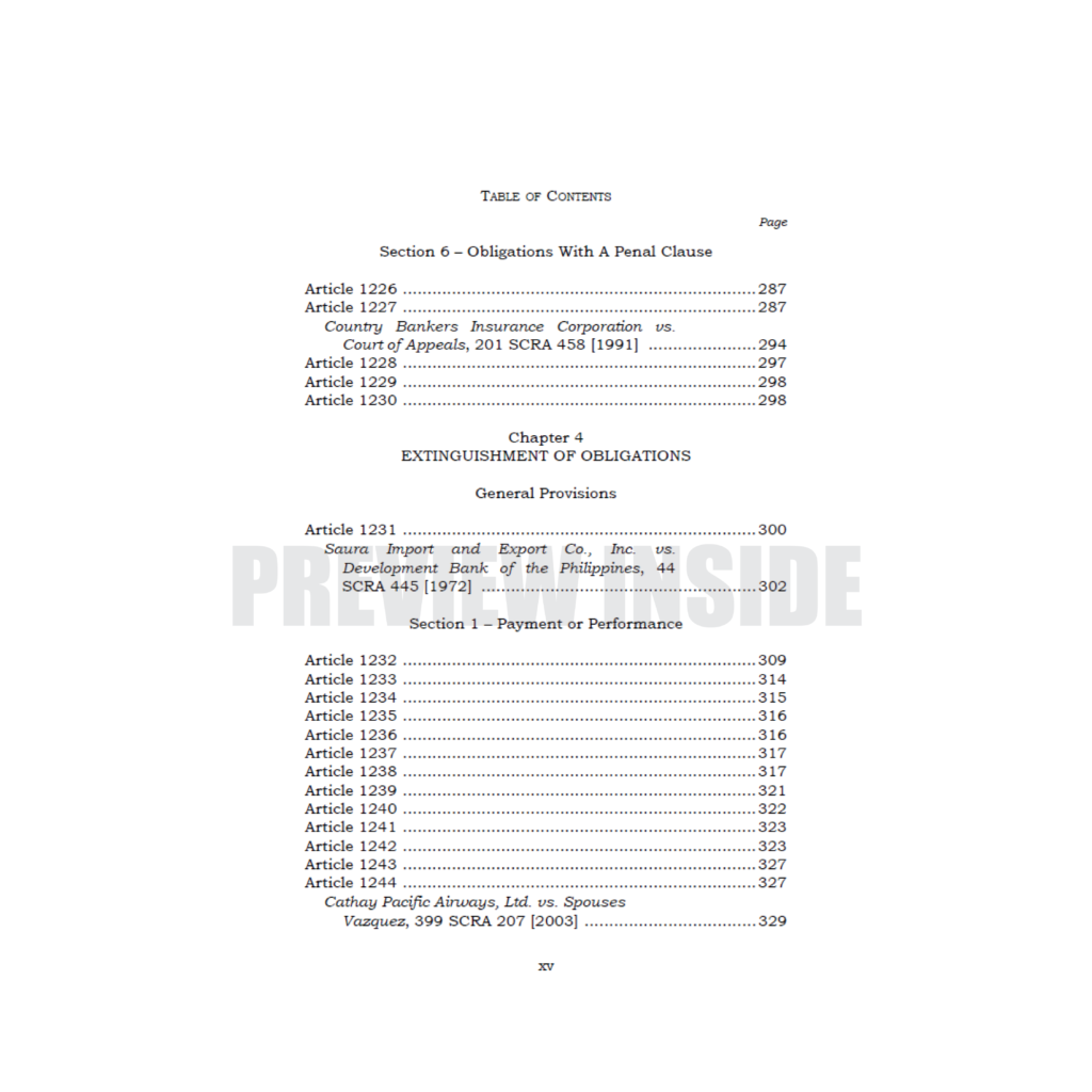 Jottings and Jurisprudence in Civil Law (Obligations and Contracts ...