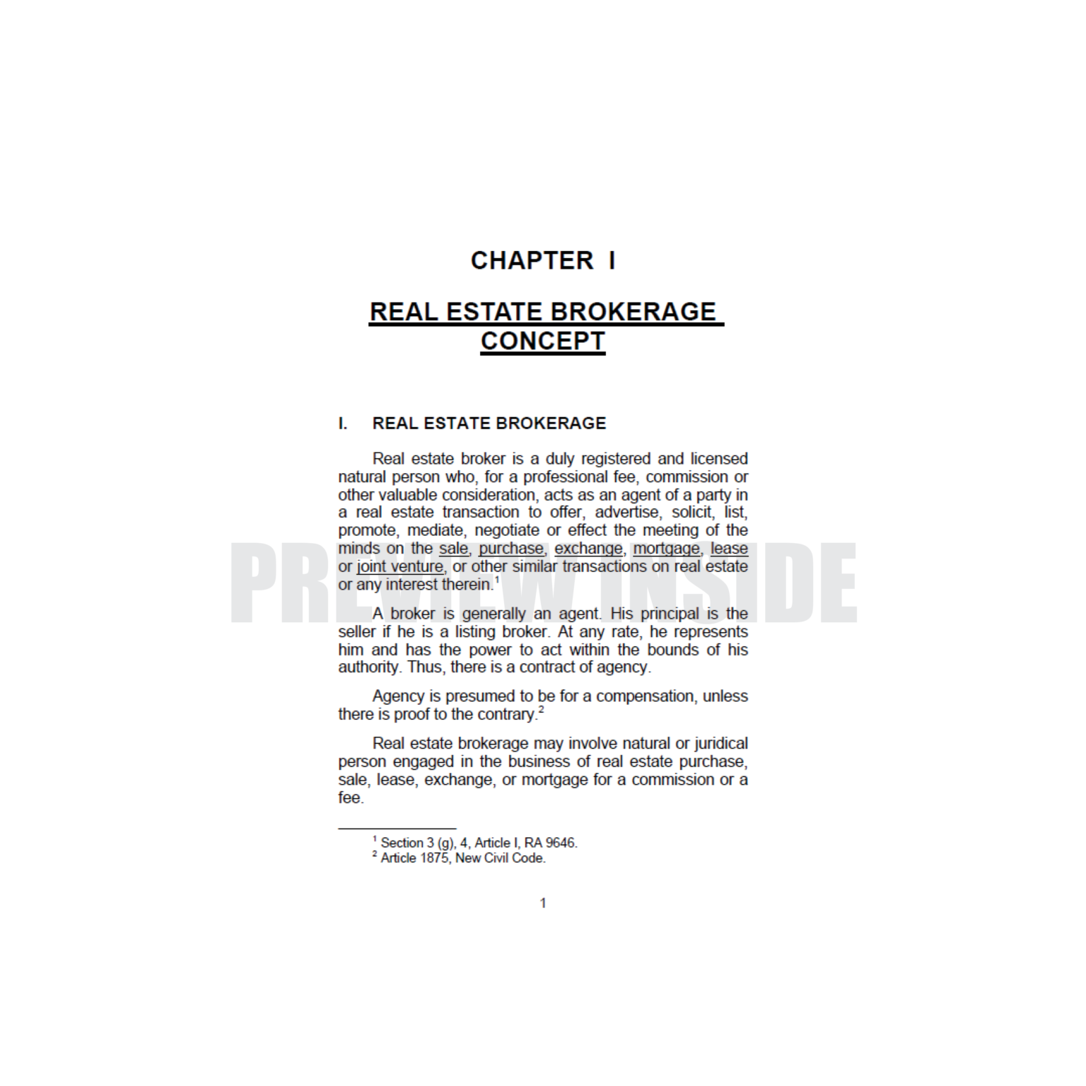 Real Estate Exam Reviewer: Brokerage Practice – Centralbooks