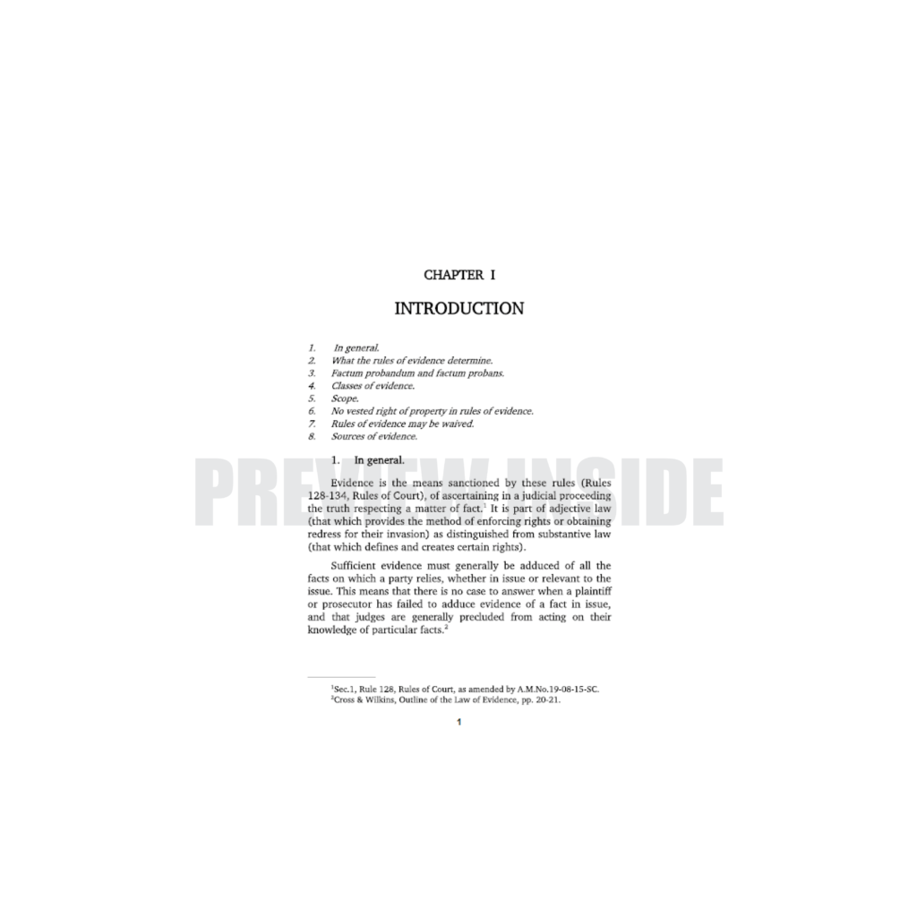 Basic Evidence – Centralbooks