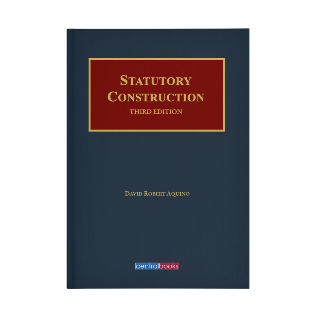Statutory Construction – Centralbooks