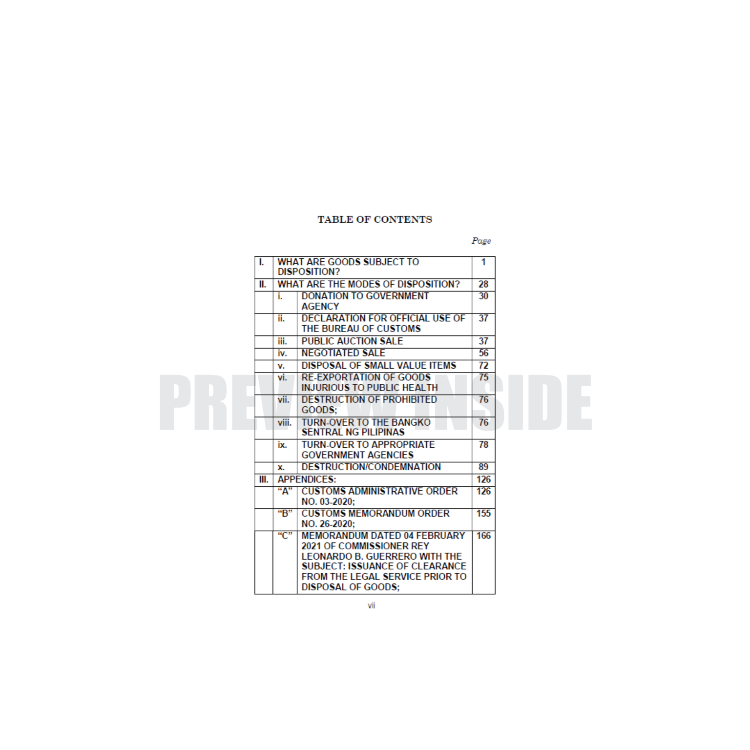 Compendium on Customs Disposal Processes – Centralbooks