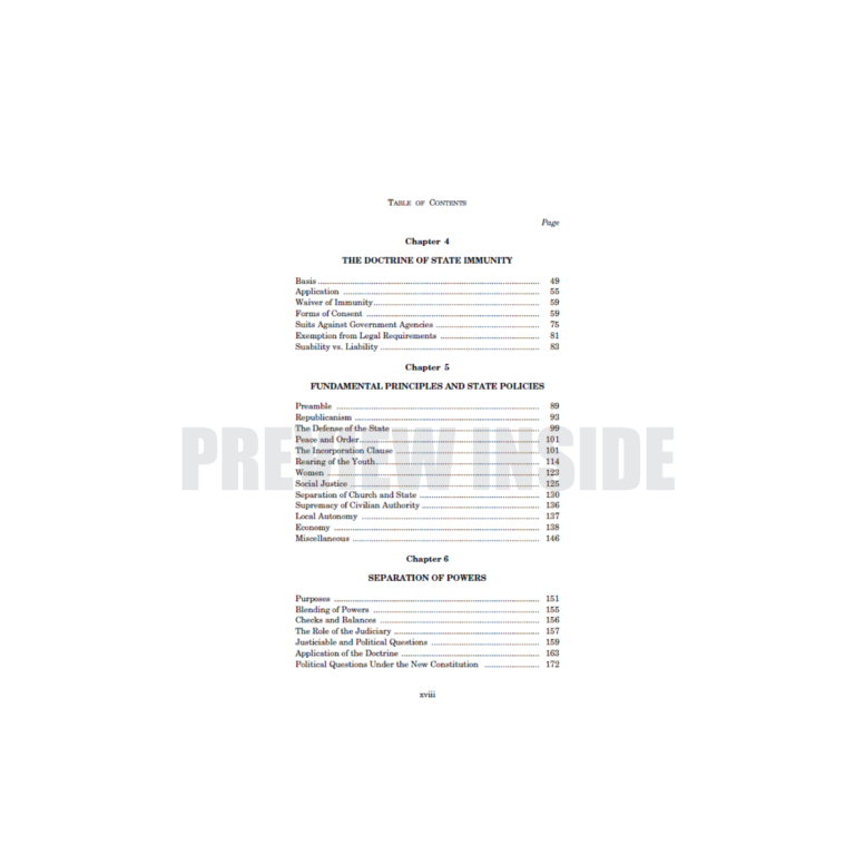 Philippine Political Law – Centralbooks