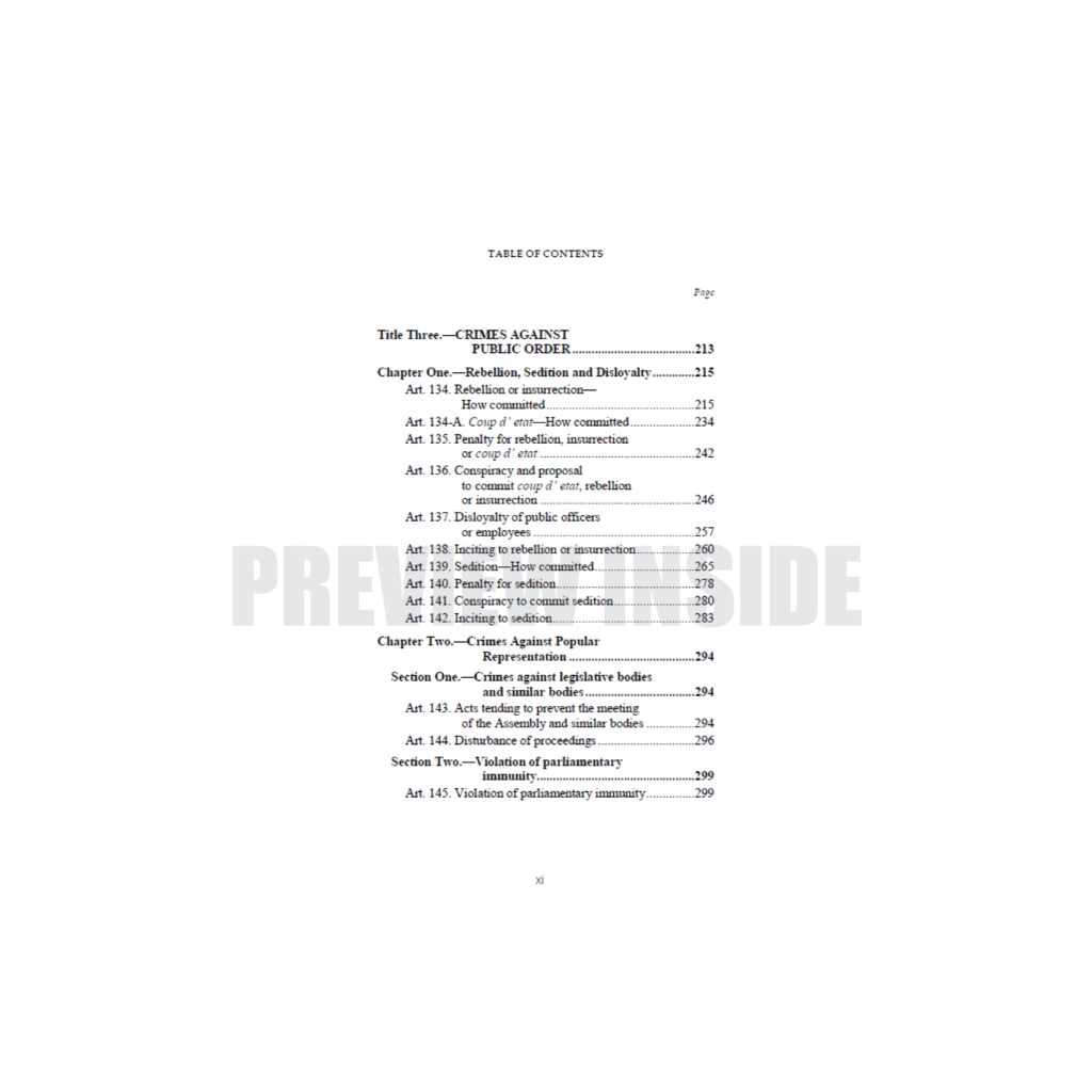 The Revised Penal Code (Book Two) in Action: Part 1 – Centralbooks