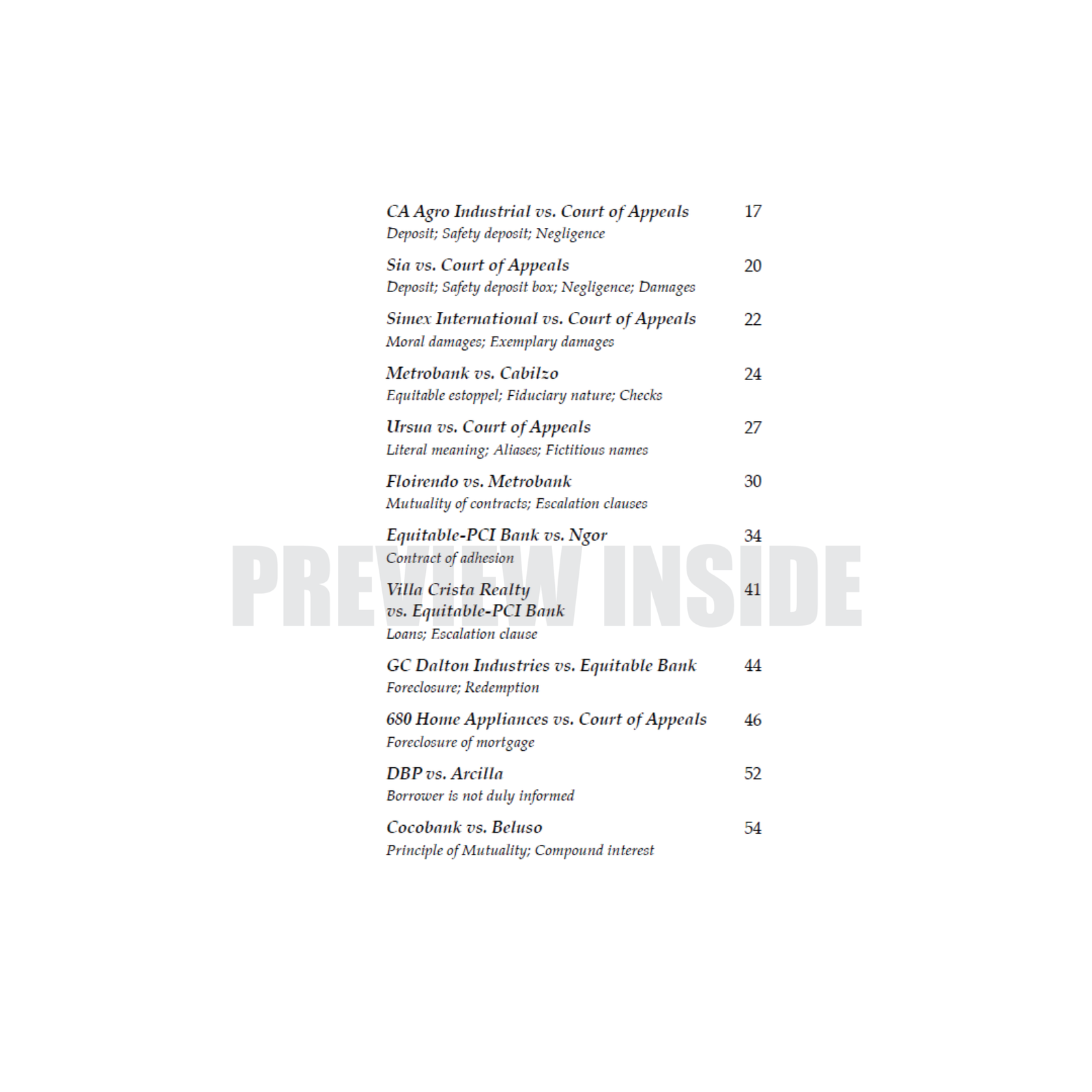 Ratio Legis: Banking Laws – Centralbooks