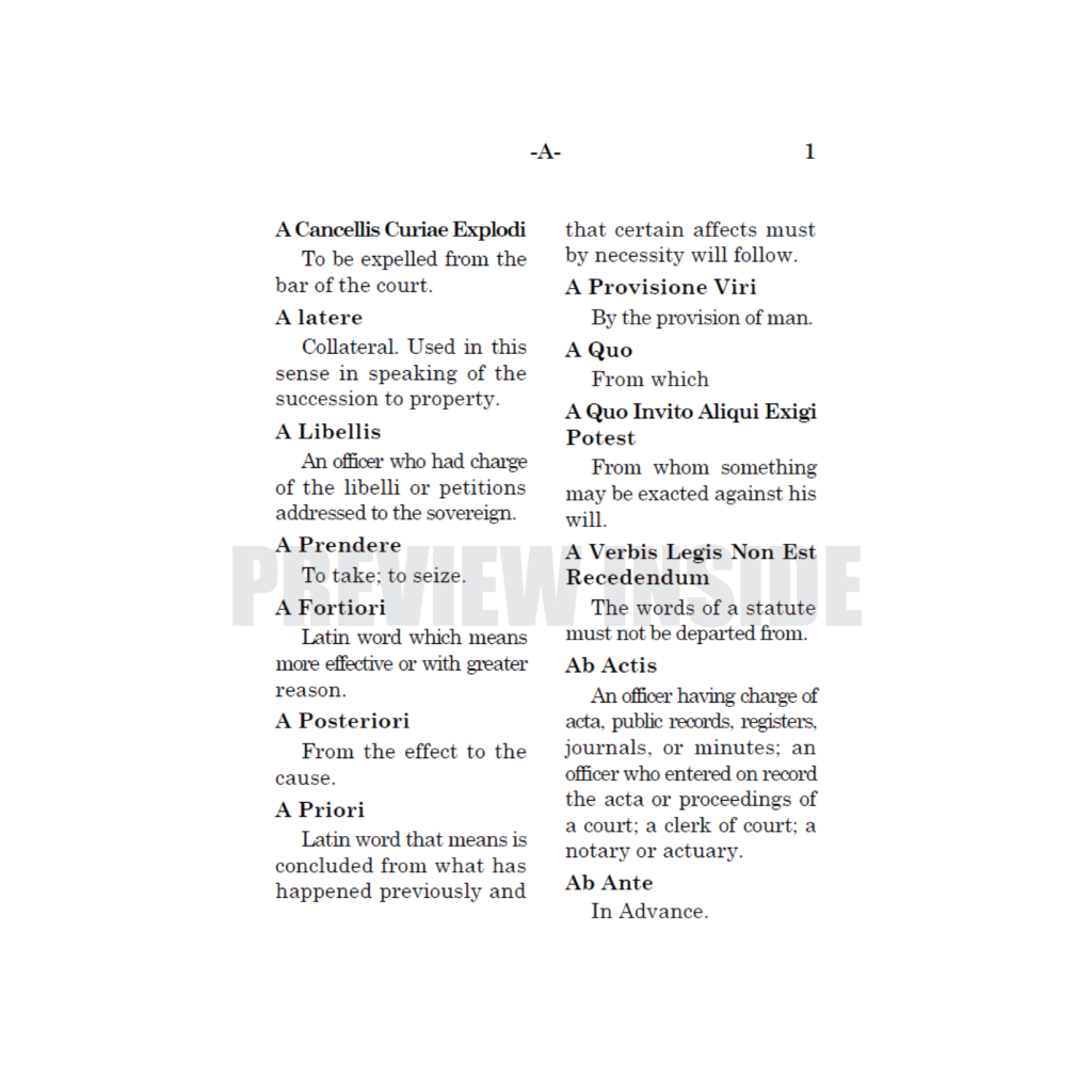 Legal Dictionary – Centralbooks