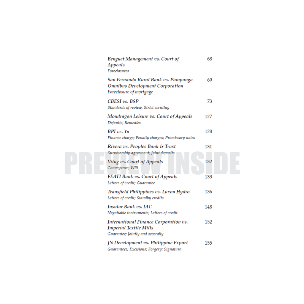 Ratio Legis: Banking Laws – Centralbooks