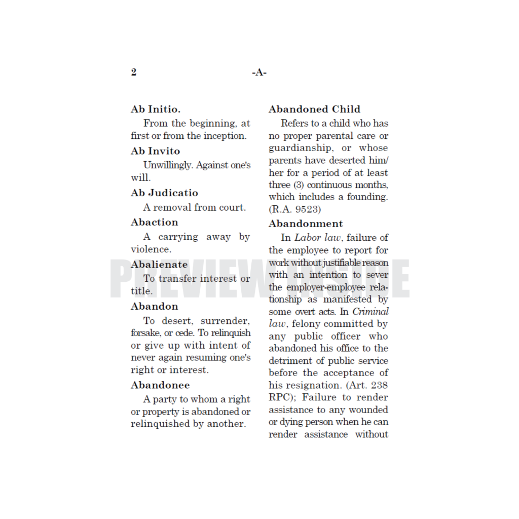 Legal Dictionary – Centralbooks