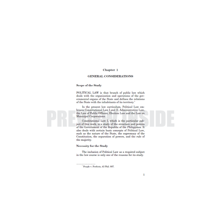 Philippine Political Law – Centralbooks
