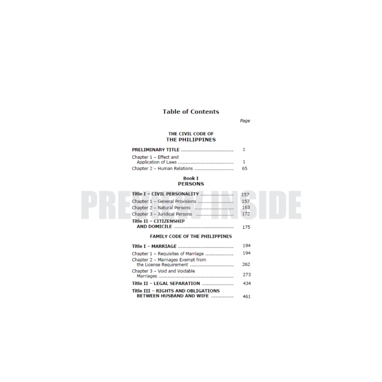 Family Code of the Philippines: Comments and Jurisprudence – Centralbooks