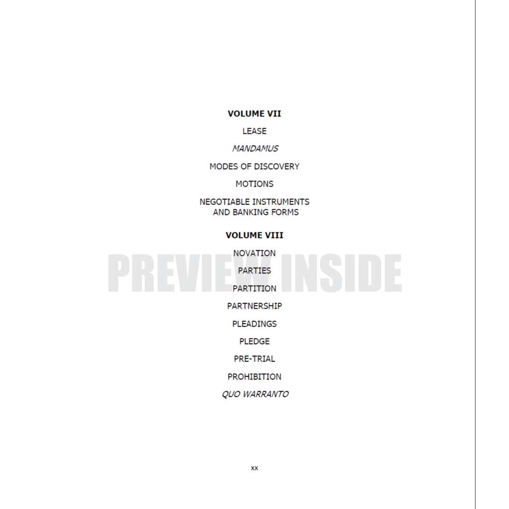 Forms of Legal Documents Annotated Revised (Volume 7) – Centralbooks