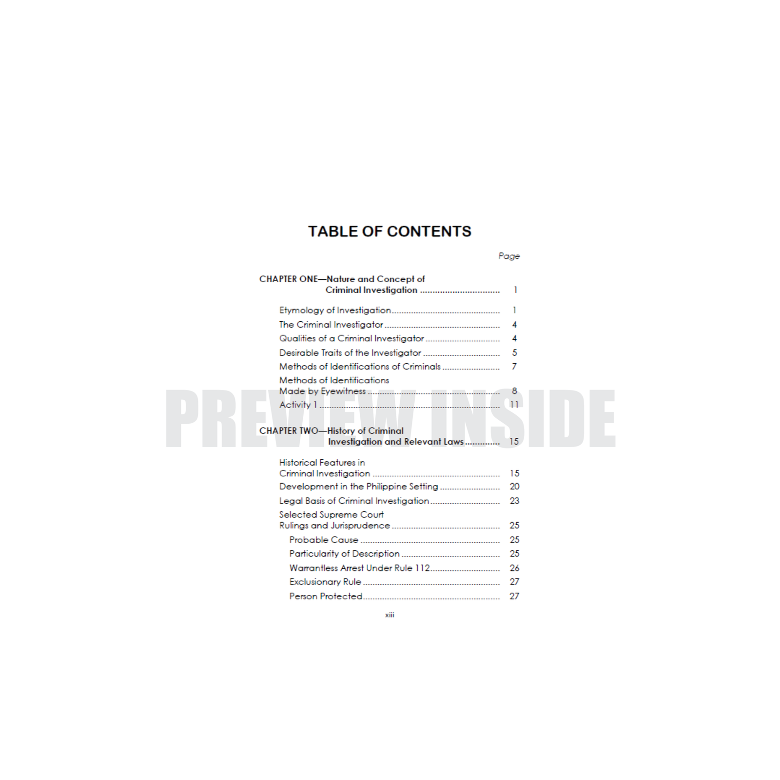 Fundamentals of Criminal Investigation and Intelligence – Centralbooks