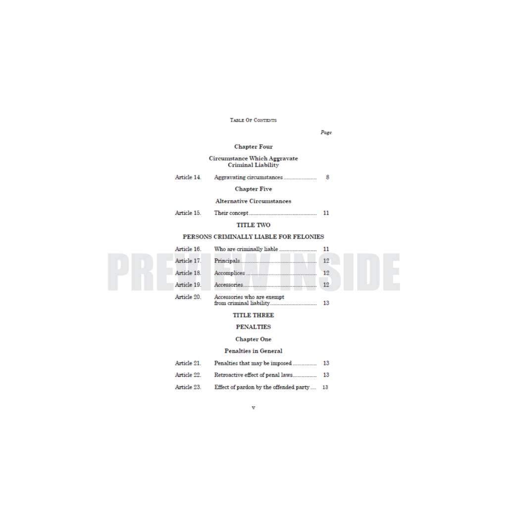 The Revised Penal Code of the Philippines (College Edition) – Centralbooks