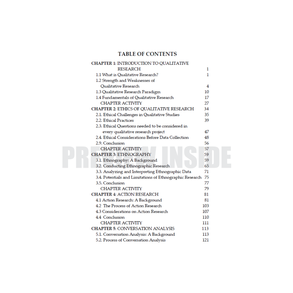 Qualitative Research – Centralbooks